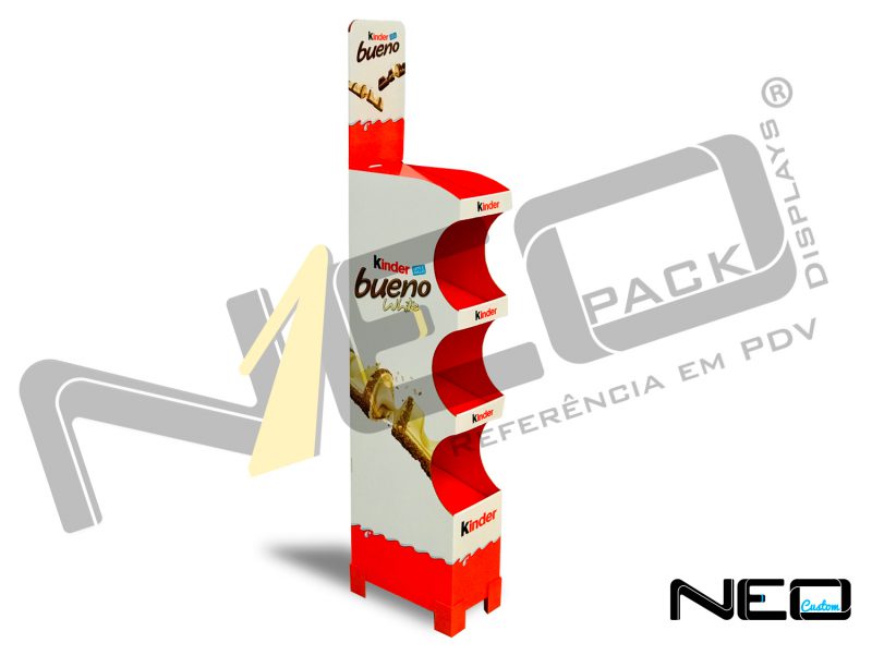 DISPLAY DE CHÃO FERRERO ROCHER – Neo Pack Displays – Referência em PDV